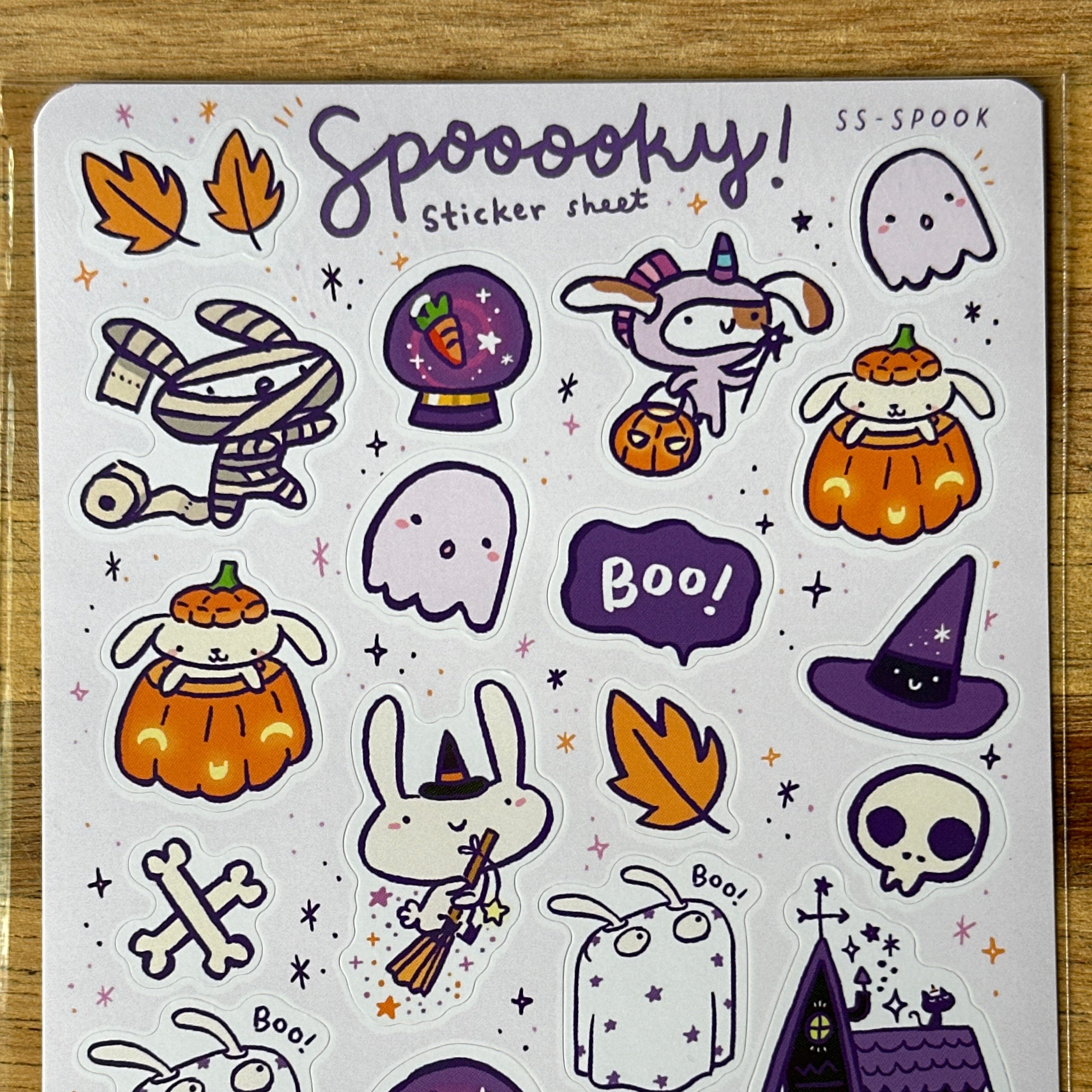 Spooooky! Sticker Sheet – Okeya Stationery Co.